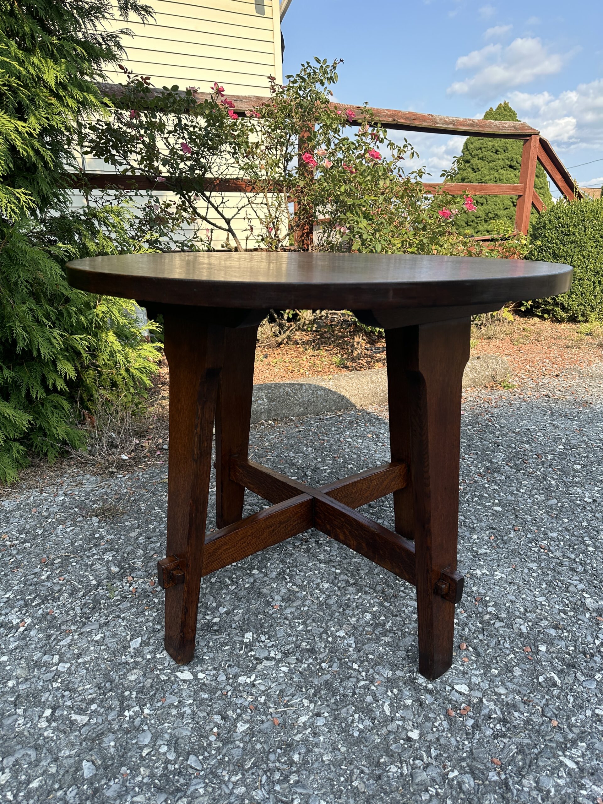 Antique GUSTAV STICKLEY 1901 table w99990 joenevo