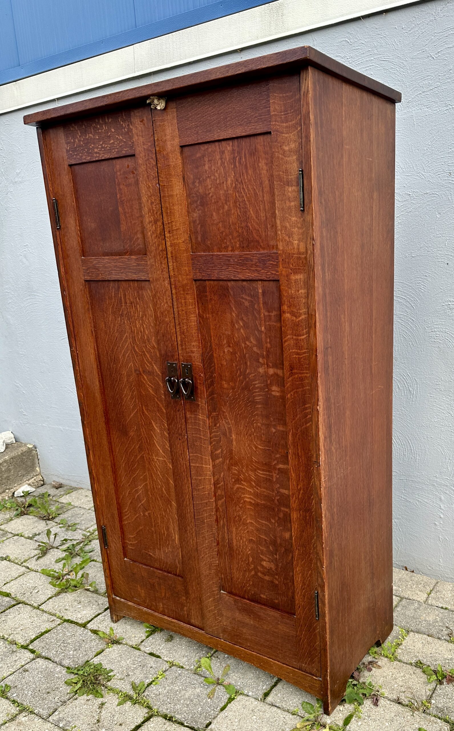 Antique Gustav Stickley wardrobe w8056 joenevo