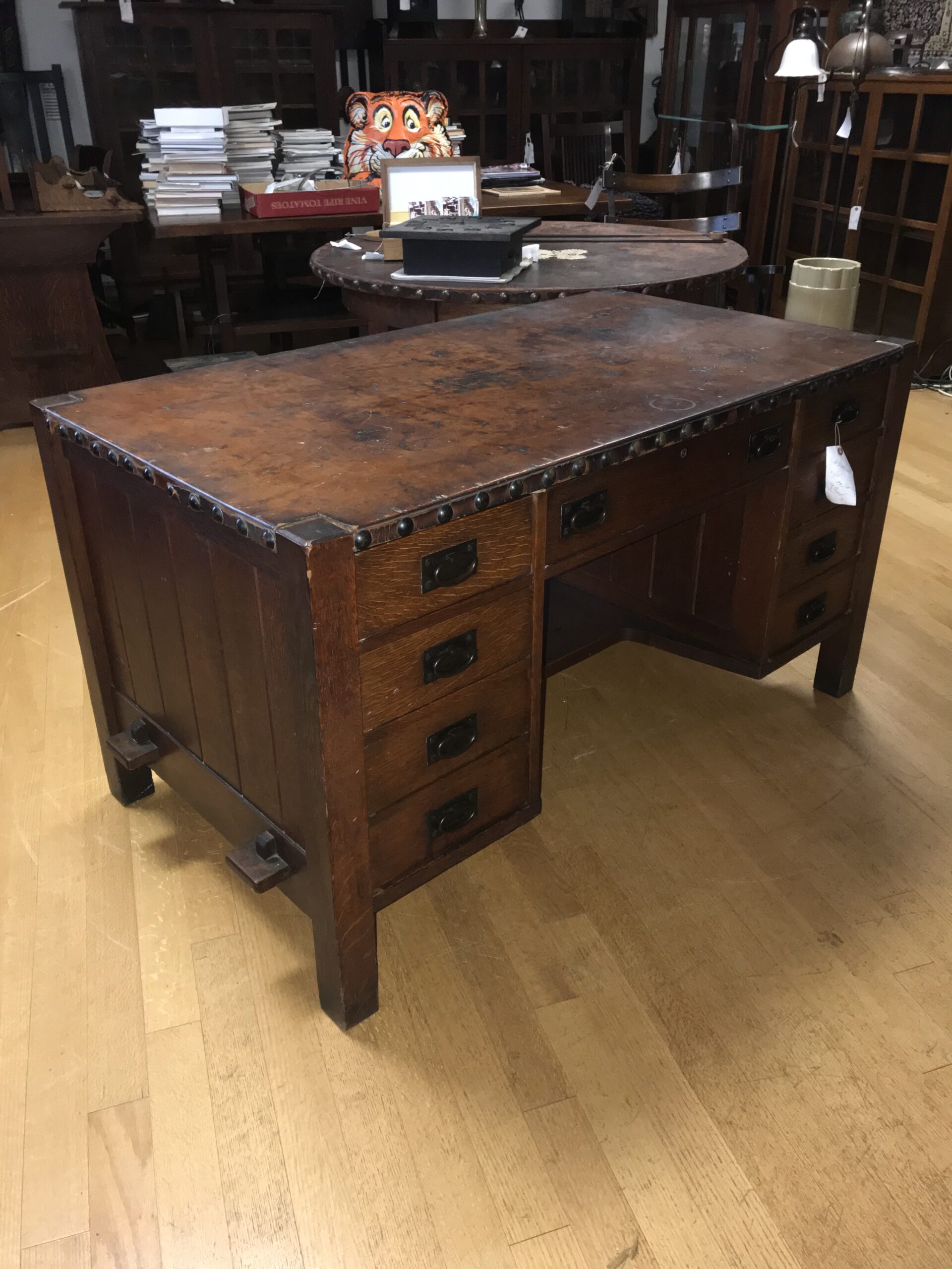 ***SOLD*** Antique SUPERB Gustav Stickley Desk from circa 1902 with ...