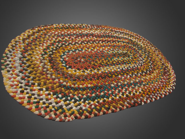 Antique American Braided Rug. RR844 - joenevo