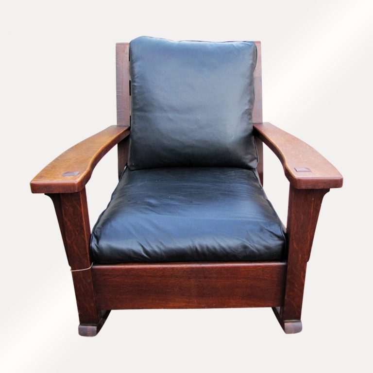Superb Large Limbert Arm Rocking Chair. W2589 - joenevo