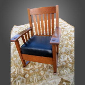 Great Looking Harden Bow Arm Antique Rocker Mission Arts And Crafts ...