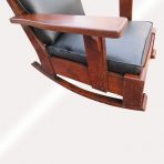 Antique Arts&Crafts Limbert Large Arm Rocking Chair. W5124 - joenevo