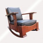 Antique Arts&Crafts Limbert Large Arm Rocking Chair. W5124 - joenevo